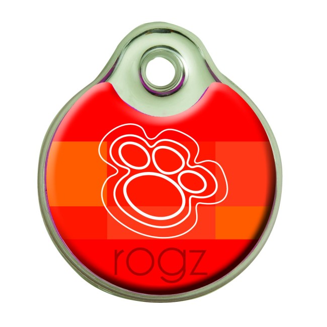 Rogz ID Tagz Large 34mm Self-Customisable, Instant Resin Tag